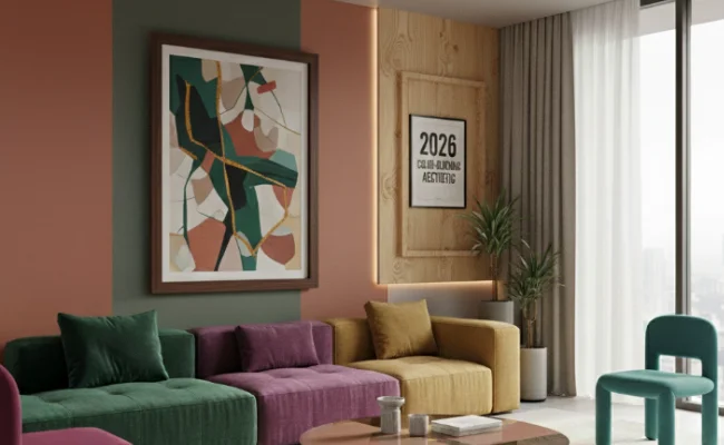 2026 Color-Blocking Evolution: Bold Geometric Colors in Furniture Design